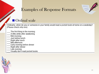 Guidelines in writing items for noncognitive measures | PPT
