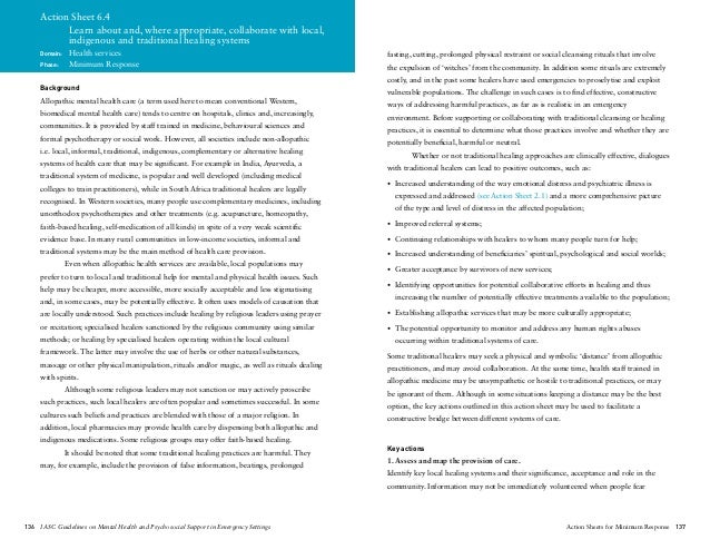 Guidelines Mental Health