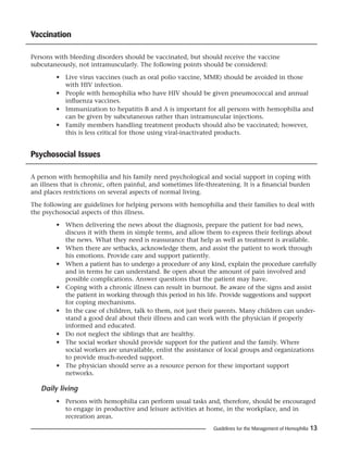 Guidelines mng hemophilia | PDF