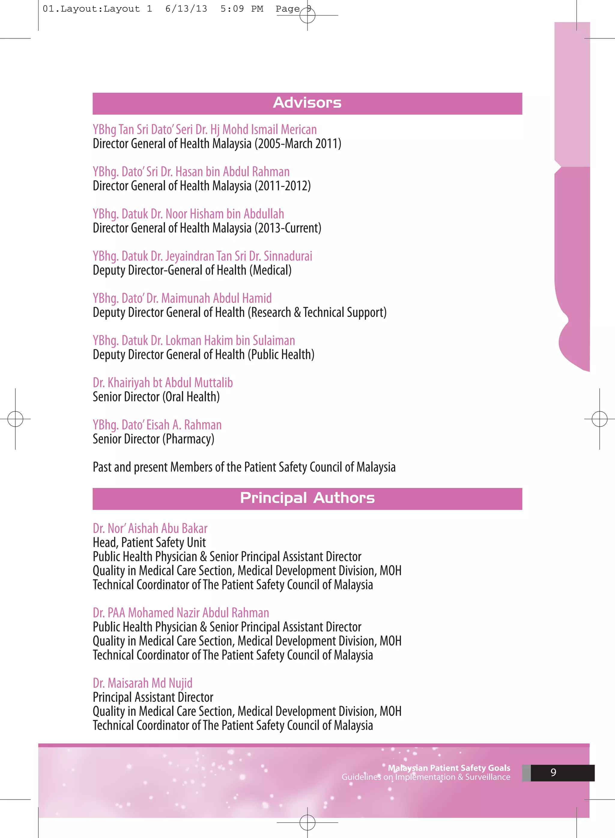 Guidelines mpsg | PDF