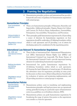 Guidelines negotiations armed groups | PDF