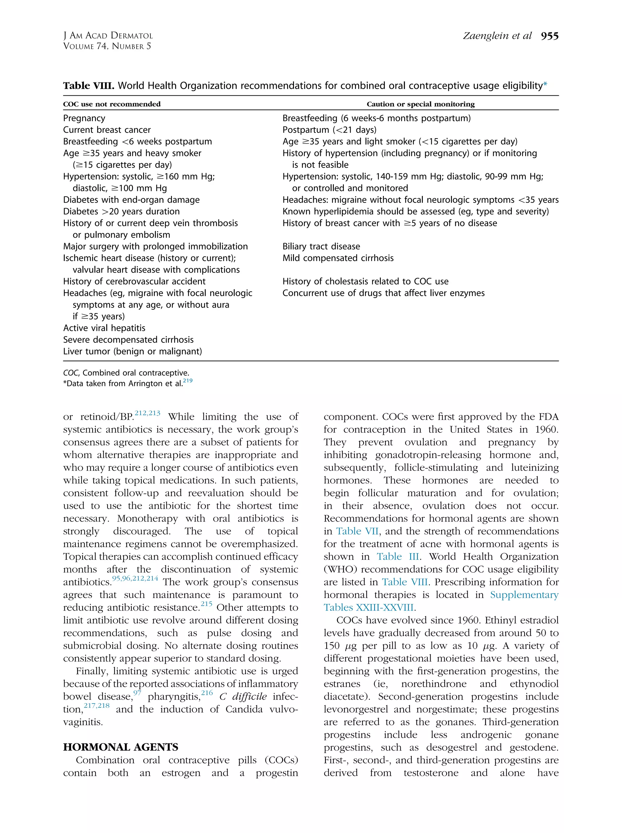 Guidelines of care for the management of acne vulgaris | PDF