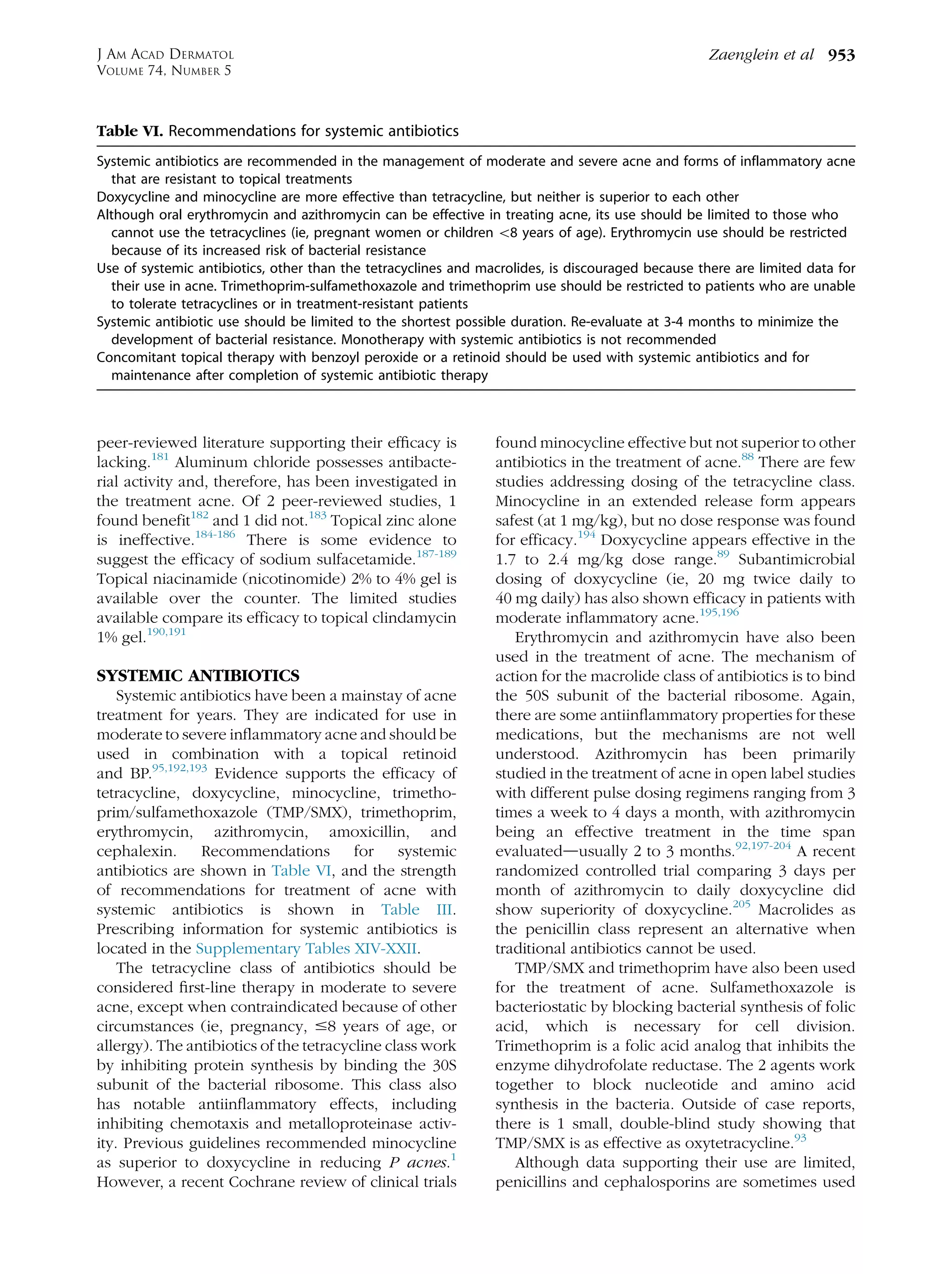 Guidelines of care for the management of acne vulgaris | PDF
