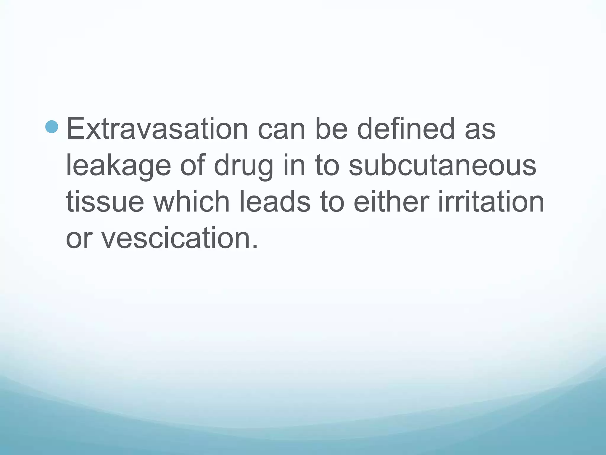 Guidelines of extravasation,infection& pain in oncology | PPTX