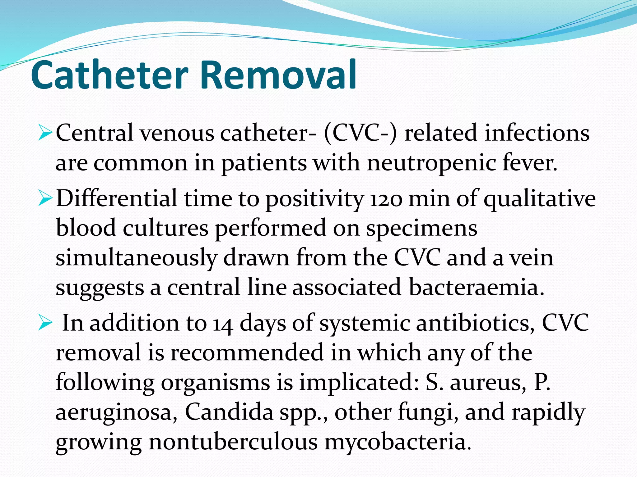 Guidelines of febrile neutropenia | PPTX