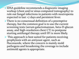 Guidelines of febrile neutropenia | PPTX