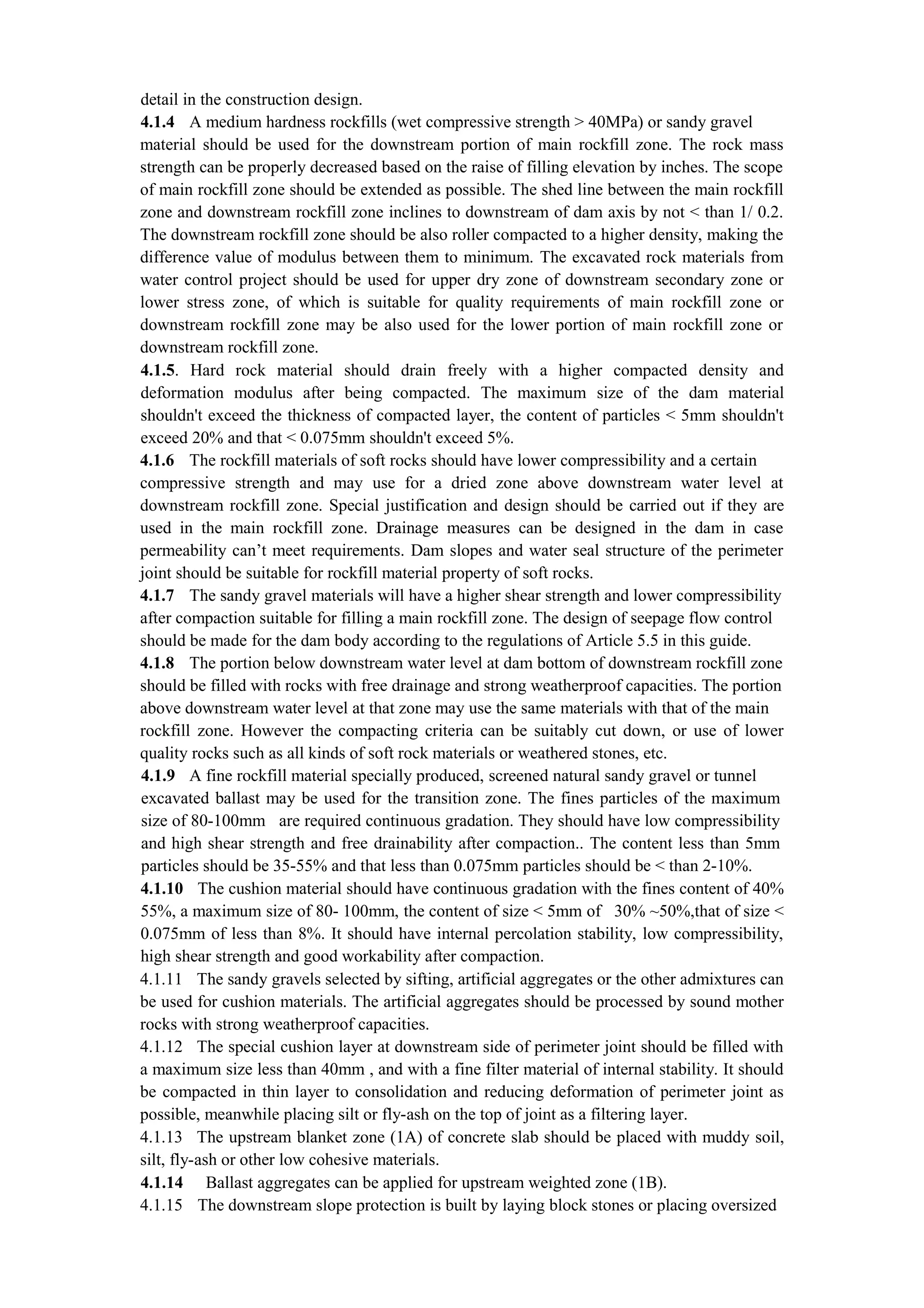 Guidelines of Intern. Society for design of high CFRDs | DOC