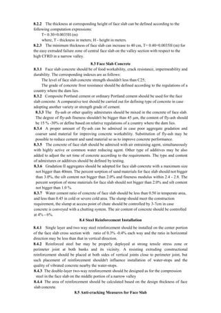 Guidelines of Intern. Society for design of high CFRDs | DOC