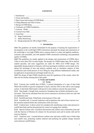 Guidelines of Intern. Society for design of high CFRDs | DOC