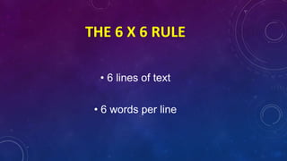 Guidelines for preparing a powerpoint presentation | PPTX