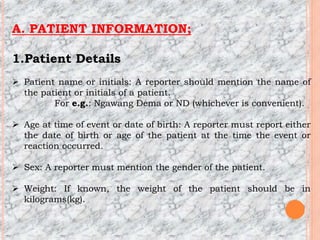 Guidelines on adr reporting | PPTX