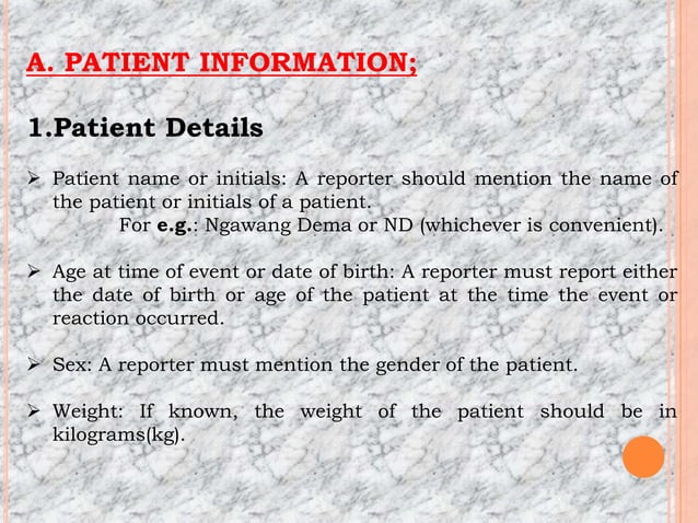 Guidelines on adr reporting | PPTX