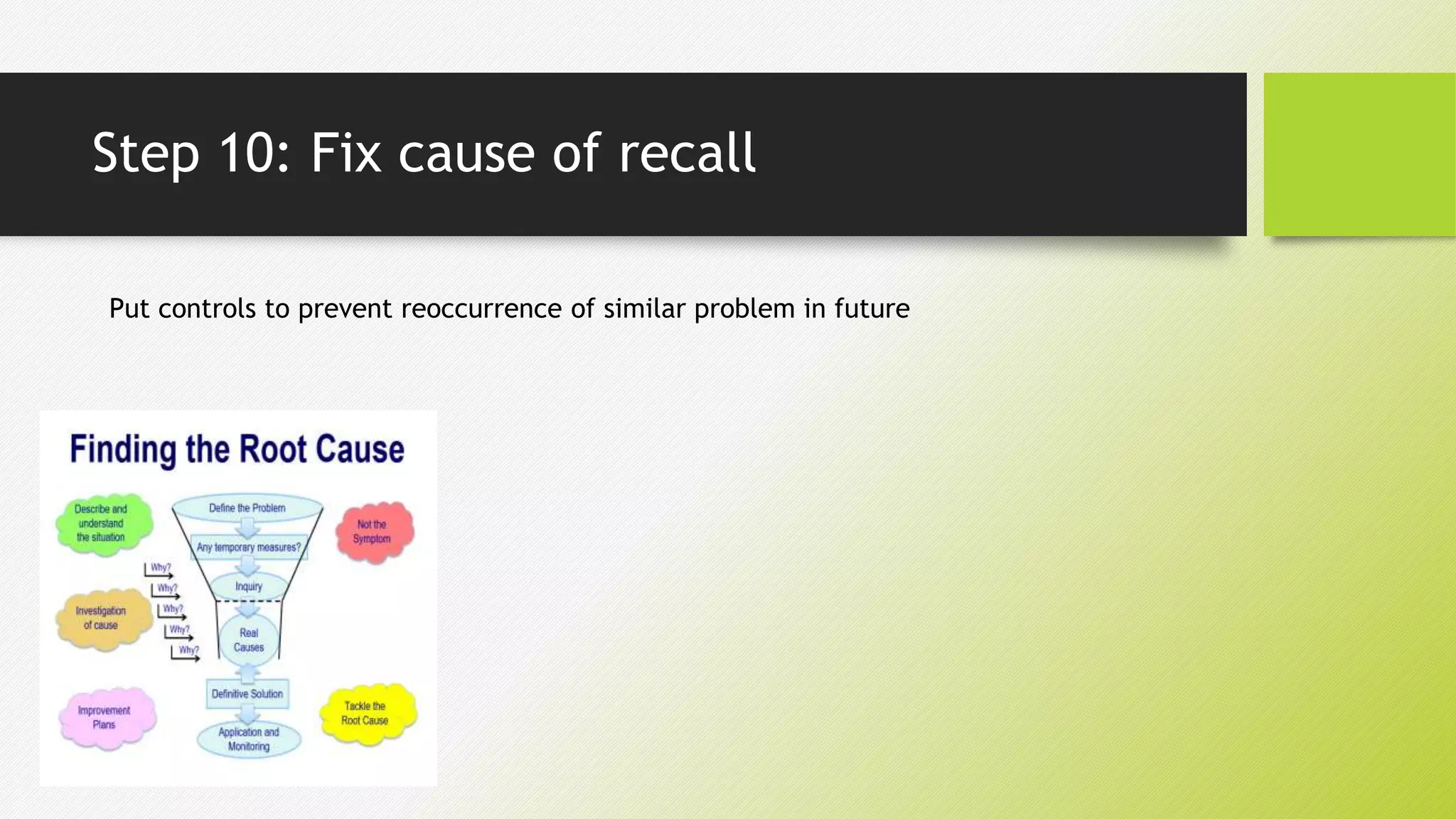 Guidelines on food recall | PPTX
