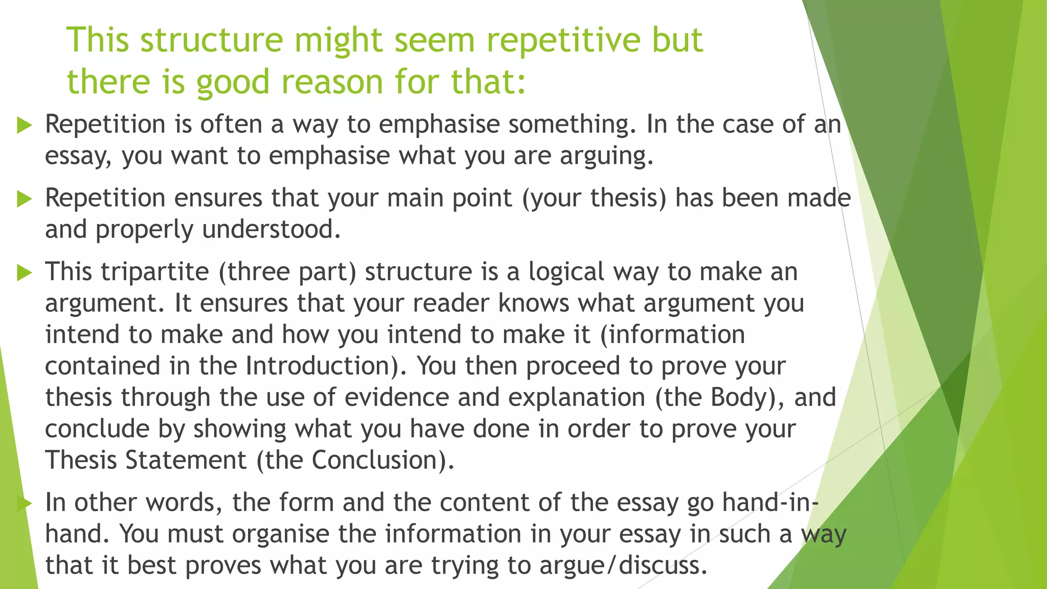 Guidelines on how to write an academic essay | PPTX