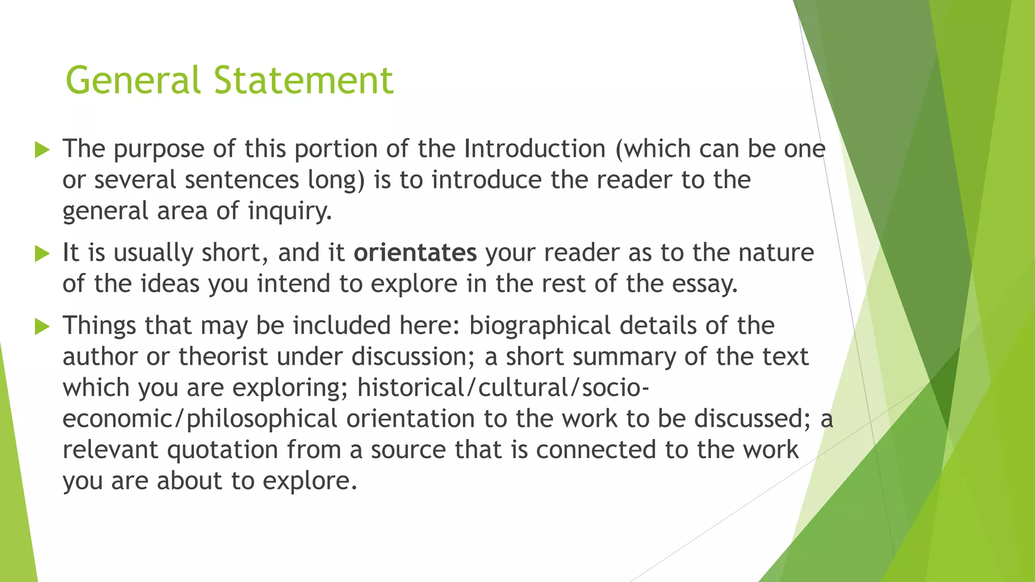 Guidelines on how to write an academic essay | PPTX