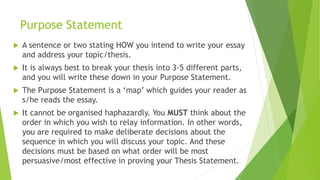 Guidelines on how to write an academic essay | PPT