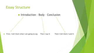 Guidelines on how to write an academic essay | PPT