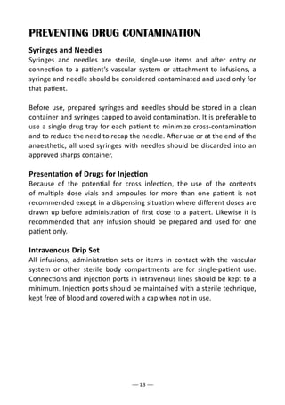 Guidelines on Infection Control in Anaesthesia (May 2014) | PDF