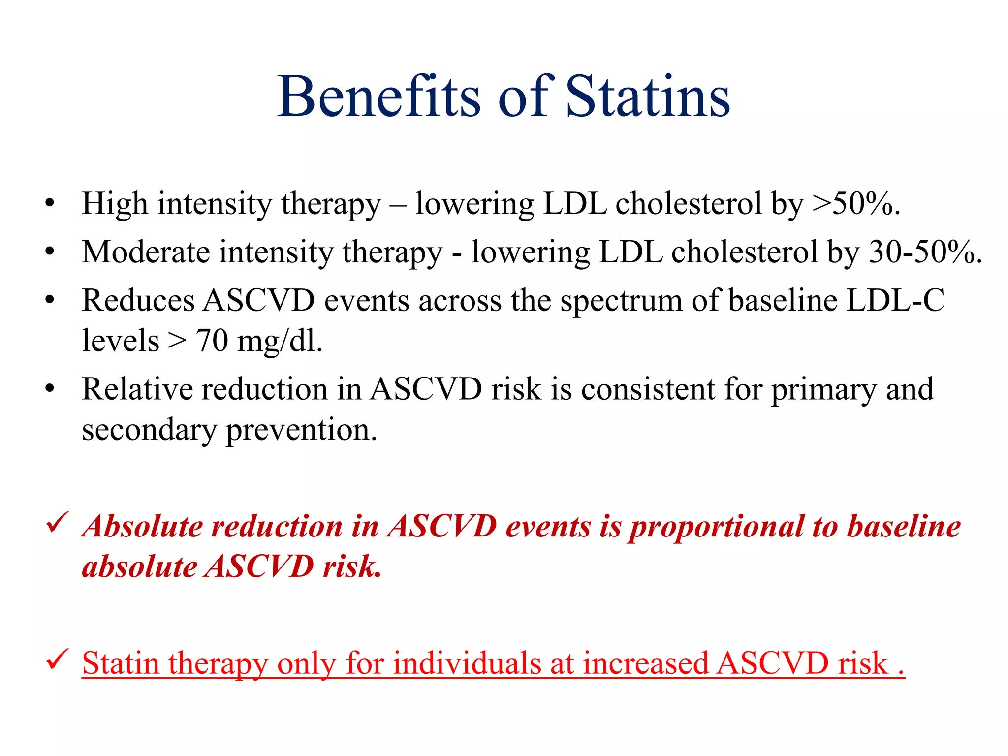2013 ACC/AHA guidelines for blood cholesterol management | PPTX