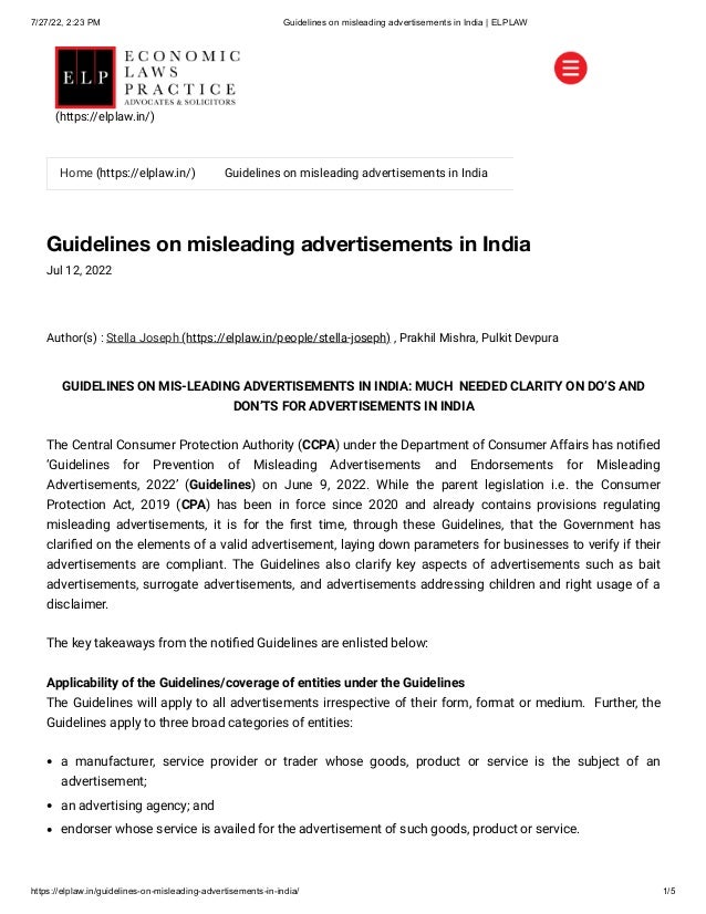 Guidelines on misleading advertisements in India.pdf