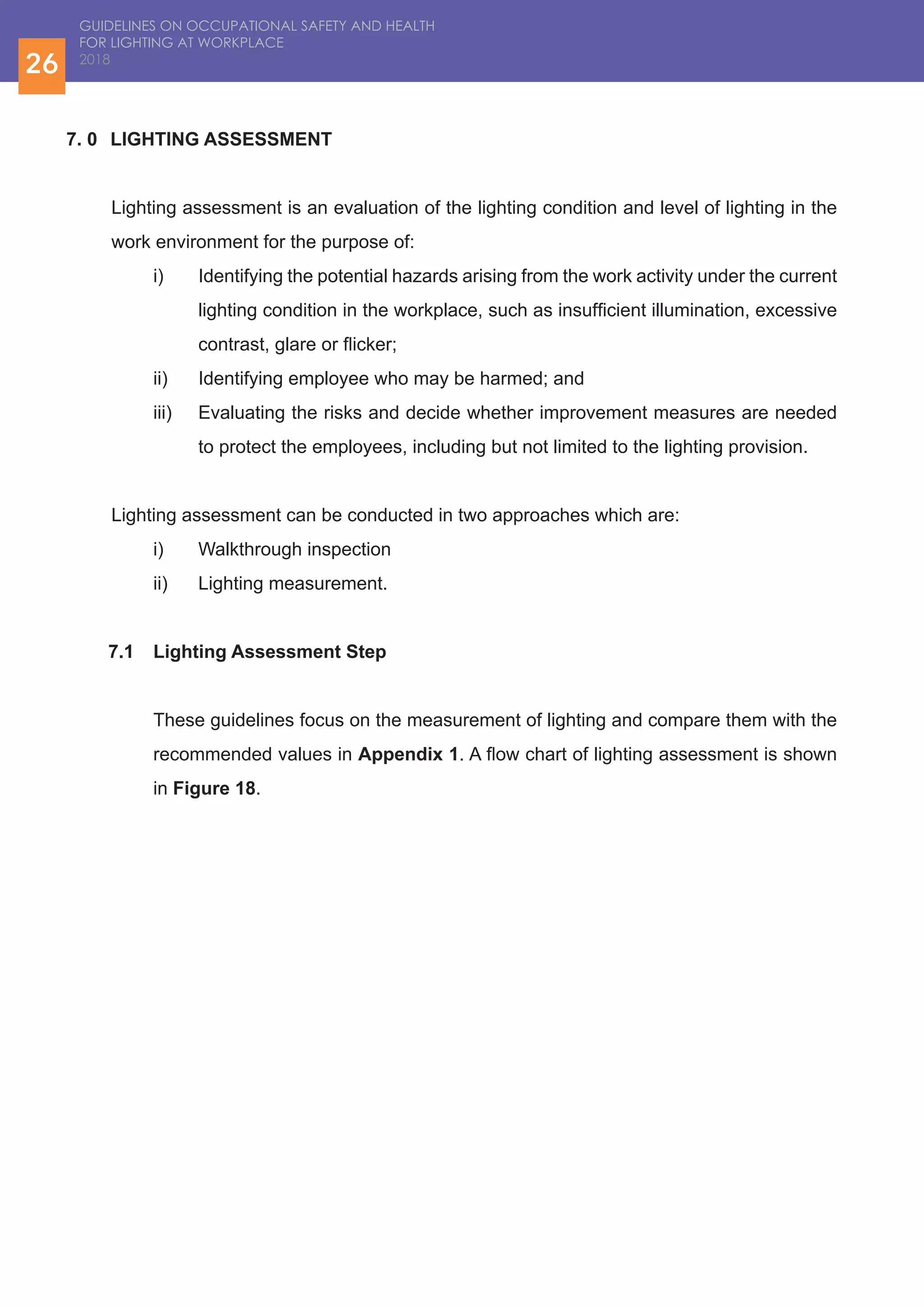 Guidelines on osh for lighting at workplace.pdf versi bi | PDF