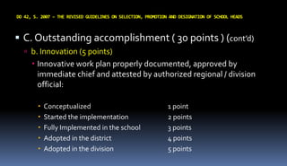 Guidelines on promotion on administrative position | PPTX