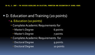 Guidelines on promotion on administrative position | PPTX