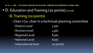 Guidelines on promotion on administrative position | PPTX