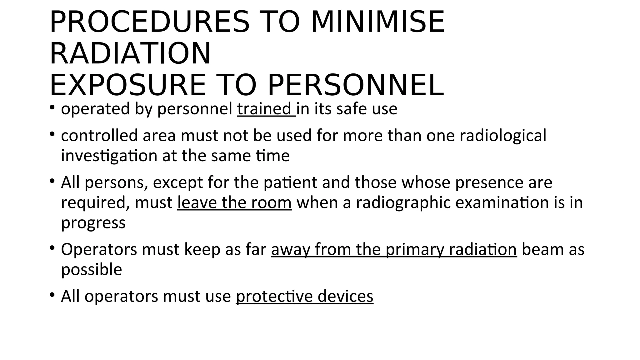 Guidelines on Radiation Safety in Dentistry | PDF