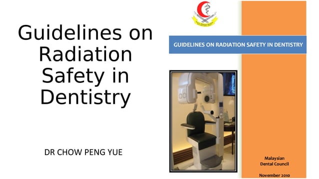 Guidelines on Radiation Safety in Dentistry | PDF | First Aid | Injuries