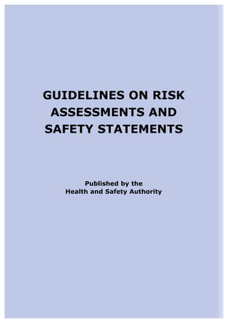 Guidelines on risk_assessments_and_safety_statements | PDF