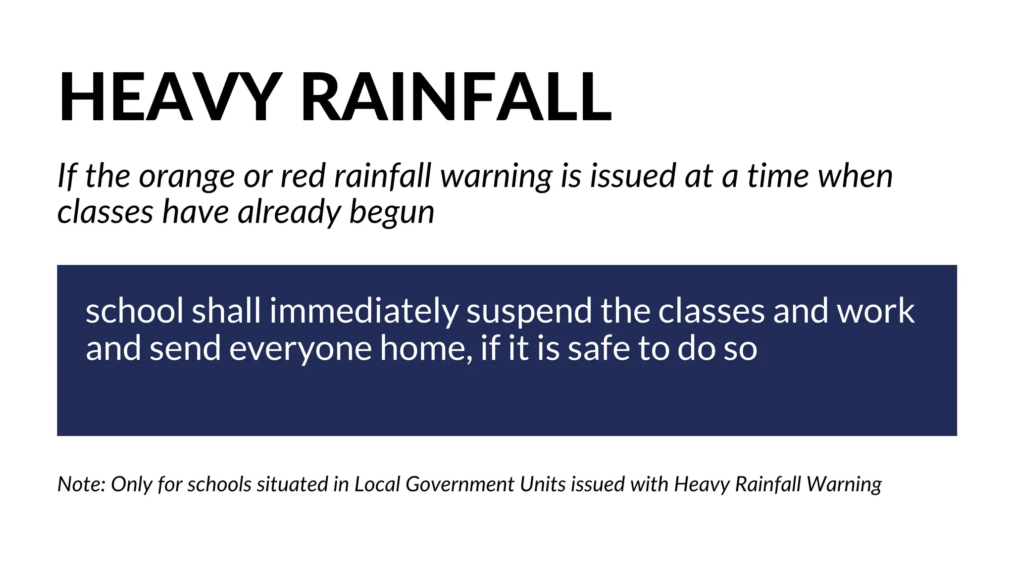 Guidelines on the Cancellation or Suspension of Classes and Work in ...