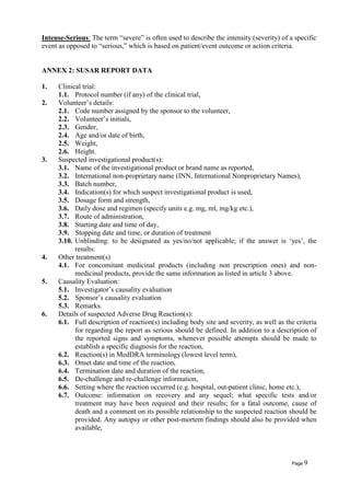 Guidelines on the collection verification and submission of reports on ...