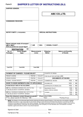 GUIDELINES ON USEFUL FORMS IN FREIGHT FORWARDING (F) Danny Diep Toh MBA.pdf