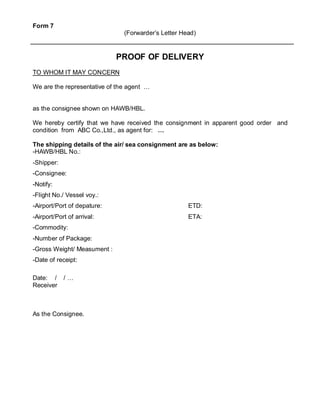GUIDELINES ON USEFUL FORMS IN FREIGHT FORWARDING (F) Danny Diep Toh MBA.pdf