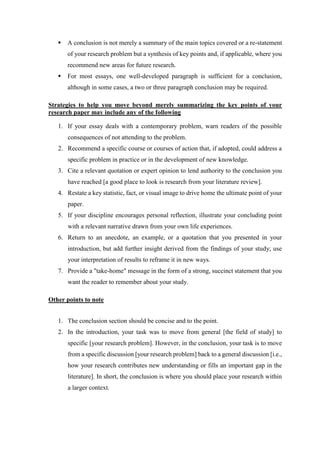 Guidelines on writing a research paper | PDF