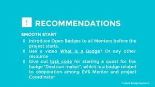 Guidelines for Open Badges System for European Voluntary Service ...