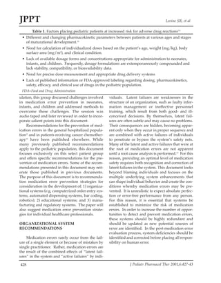 Guidelines peds preventing medication errors | PDF