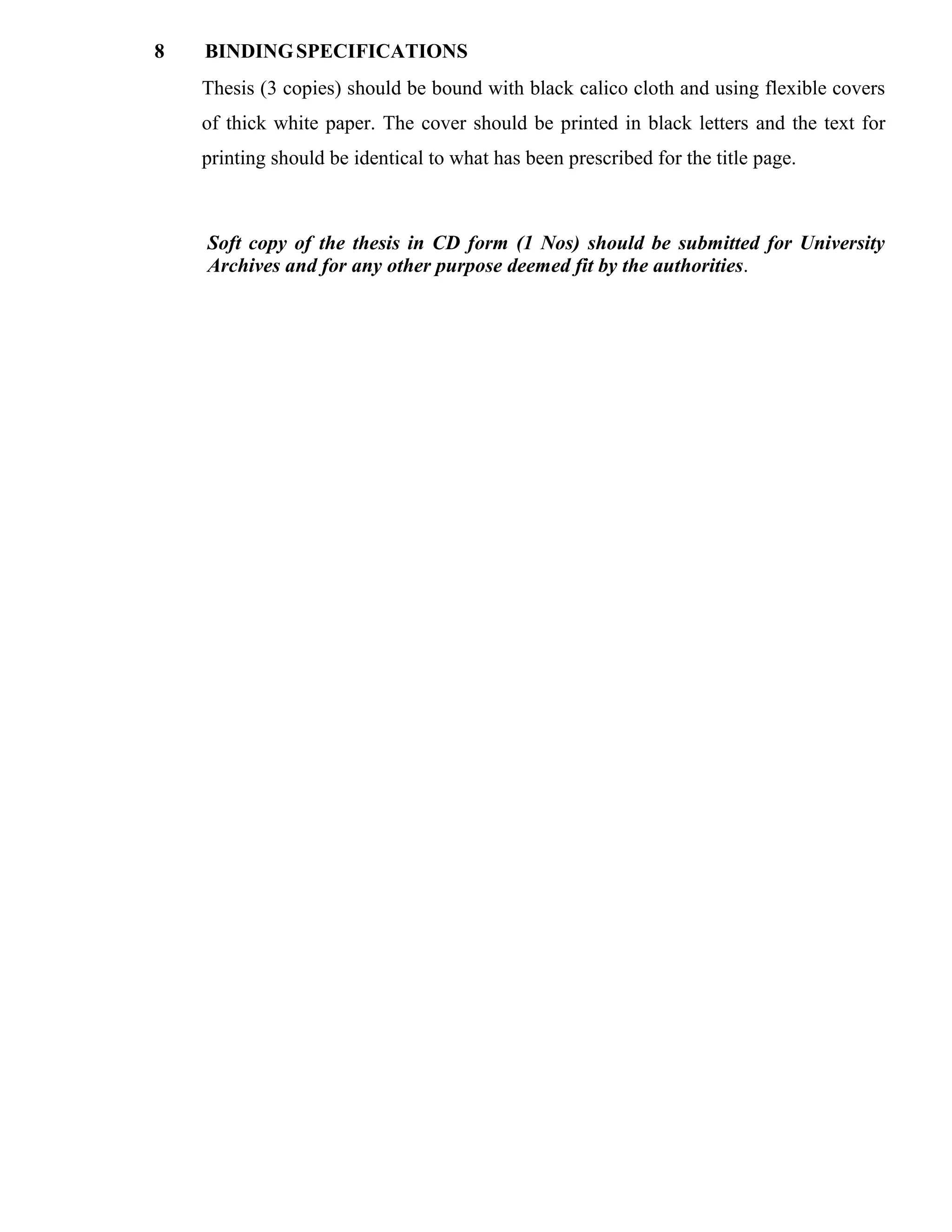 Guidelines ph,d thesis | PDF