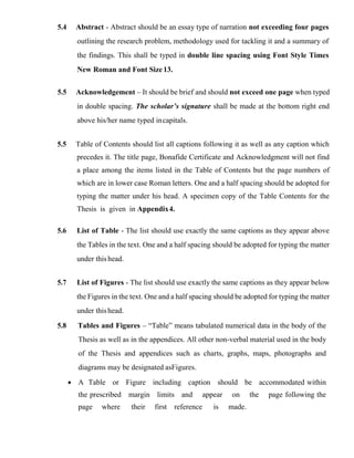 Guidelines ph,d thesis | PDF