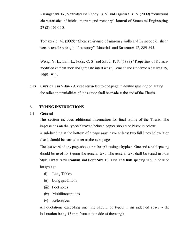 Guidelines ph,d thesis | PDF