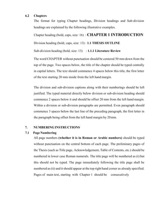 Guidelines ph,d thesis | PDF