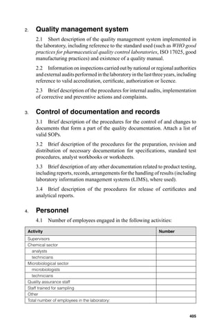 Guidelines for Preparing Laboratory Information File | PDF