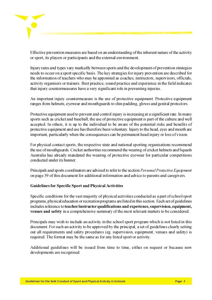 Guidelines safeconductsport