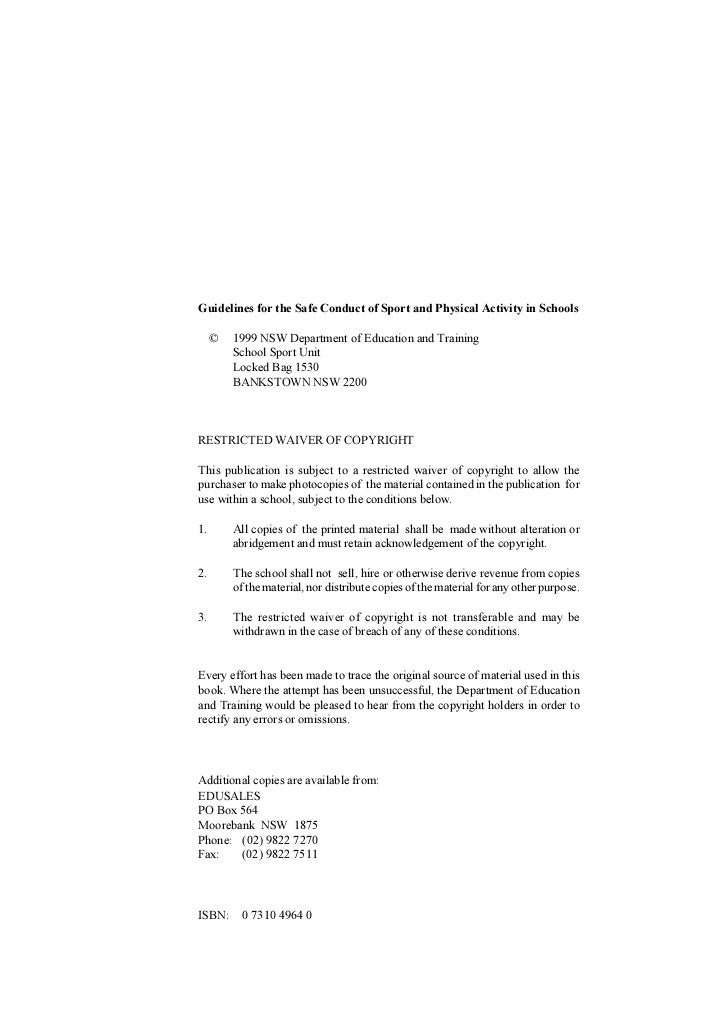 Guidelines safeconductsport