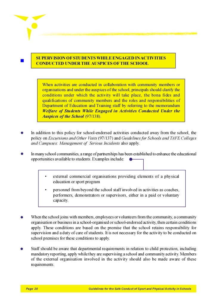 Guidelines safeconductsport