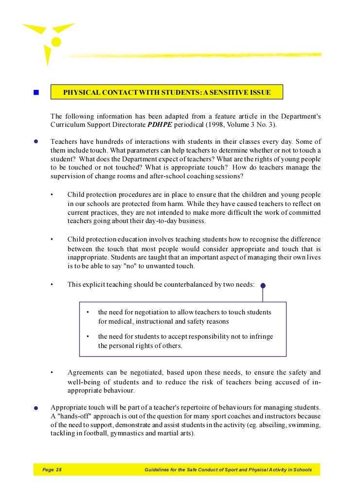 Guidelines safeconductsport