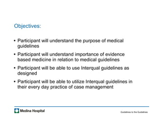 Guidelines To Guidelines | PPT