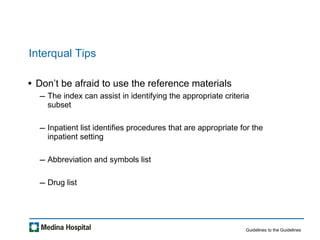 Guidelines To Guidelines | PPT