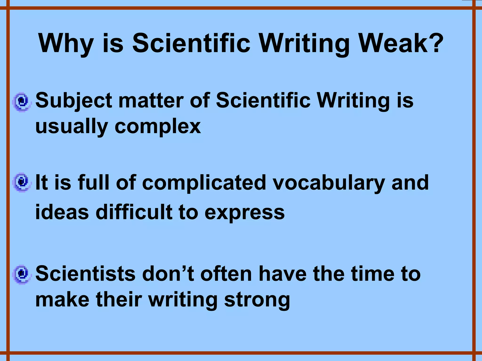 Guidelines to scientific writing | PPT